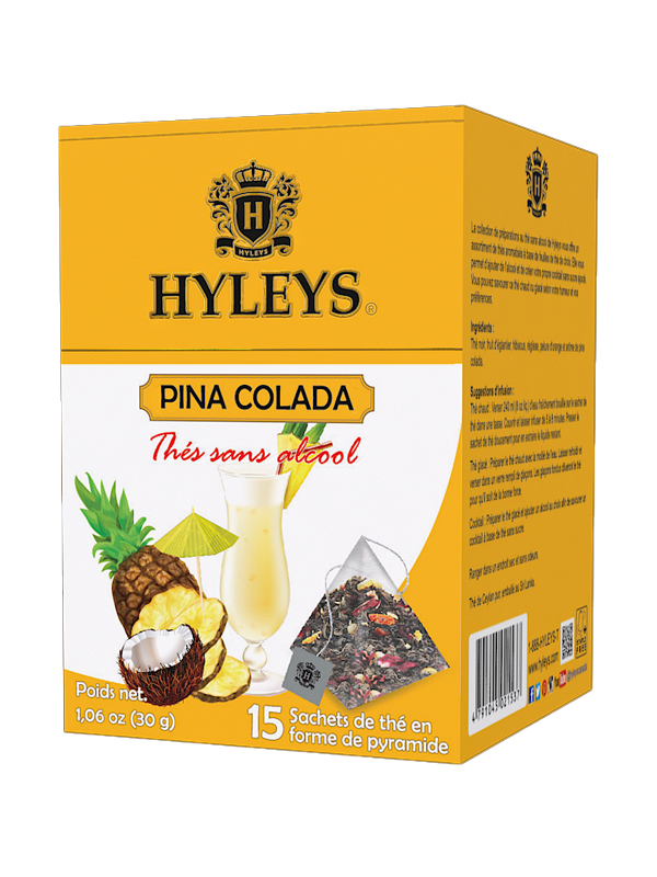 PINA COLADA – 15 PYRAMID TEA BAGS – Regency Teas (PVT) LTD