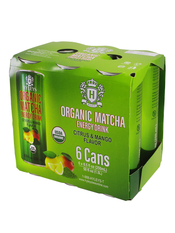 ORGANIC MATCHA ENERGY DRINK – CITRUS & MANGO FLAVOR (6 PACK) – Regency ...