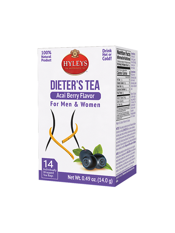 DIETER’S TEA ACAI BERRY FLAVOR – 14 INDIVIDUALLY WRAPPED TEA BAGS ...