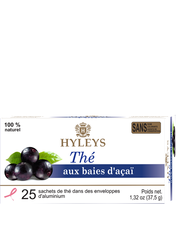 ACAI BERRY TEA – 25 FOIL ENVELOPE TEA BAGS – Regency Teas (PVT) LTD