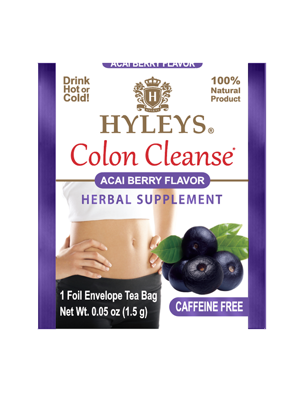 COLON CLEANSE ACAI BERRY FLAVOR- 25 FOIL ENVELOPE TEA BAGS – Regency ...