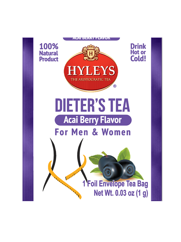 DIETER’S TEA ACAI BERRY FLAVOR – 14 INDIVIDUALLY WRAPPED TEA BAGS ...