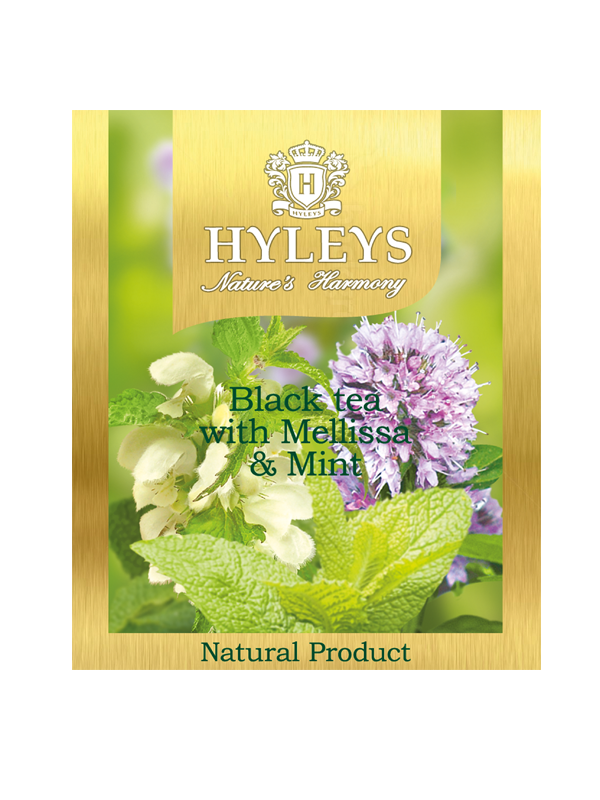 BLACK TEA WITH MELISSA & MINT – 25 FOIL ENVELOPE TEA BAGS – Regency ...
