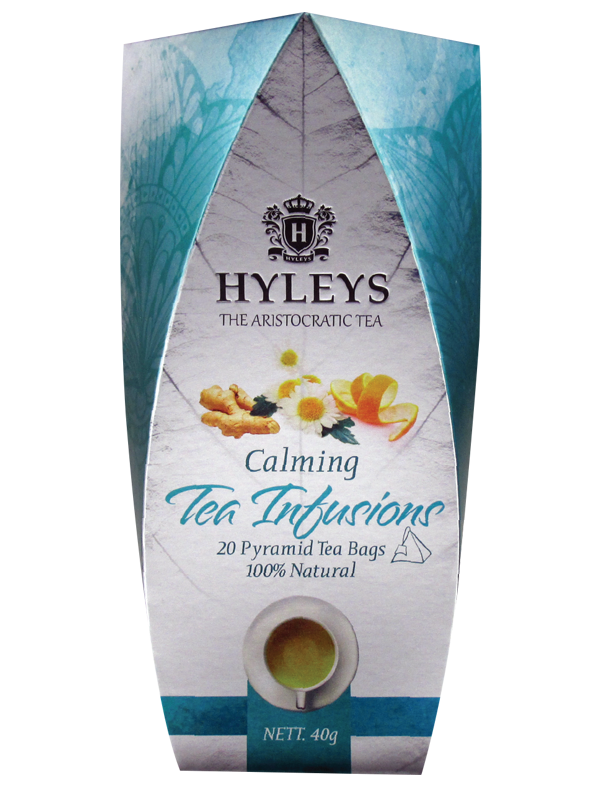 TEA INFUSIONS CALMING – 20 PYRAMID TEA BAGS – Regency Teas (PVT) LTD