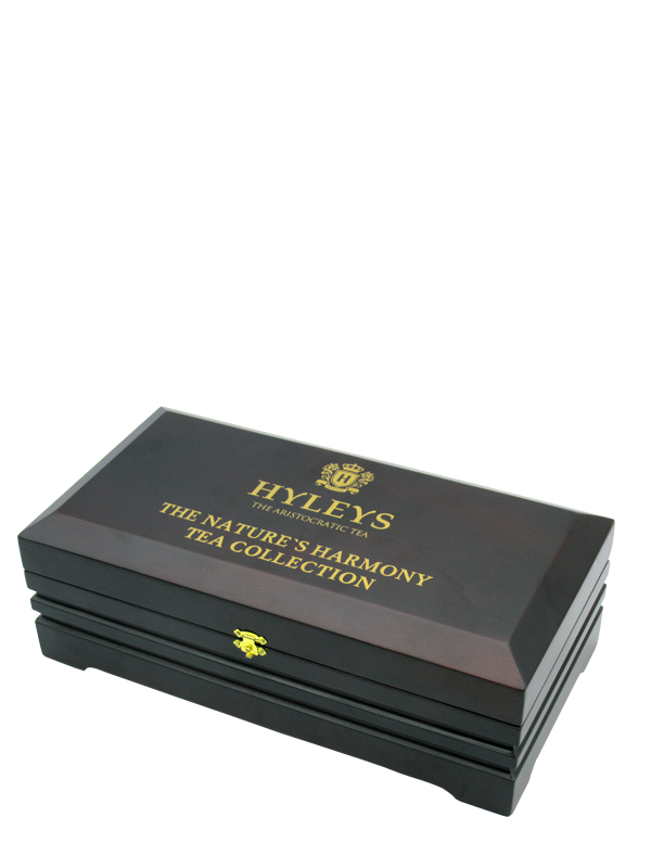 NATURE’S HARMONY WOODEN BOX – 80 FOIL ENVELOPE TEA BAGS – Regency Teas ...