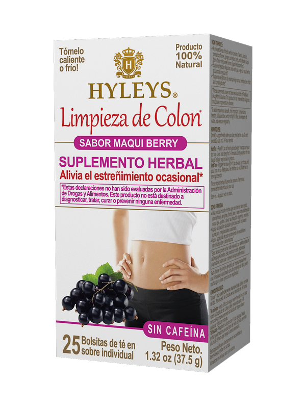 COLON CLEANSE MAQUI BERRY FLAVOR- 25 FOIL ENVELOPE TEA BAGS – Regency ...