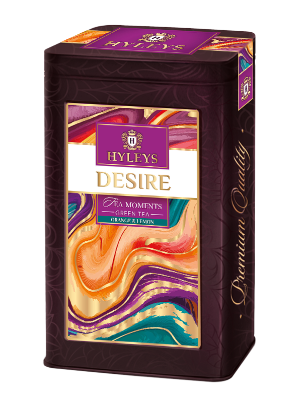 DESIRE GREEN TEA ORANGE & LEMON – 80G LOOSE TEA TIN – Regency Teas (PVT ...