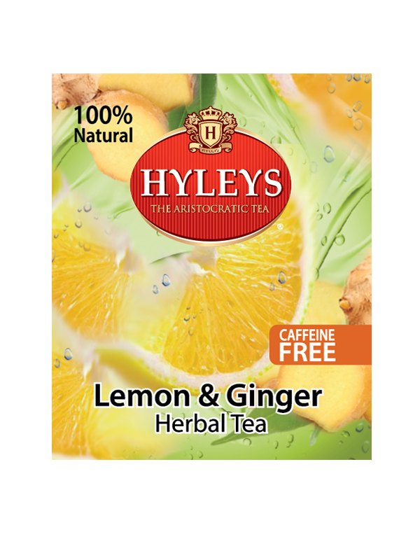LEMON & GINGER – 20 INDIVIDUALLY WRAPPED TEA BAGS – Regency Teas (PVT) LTD