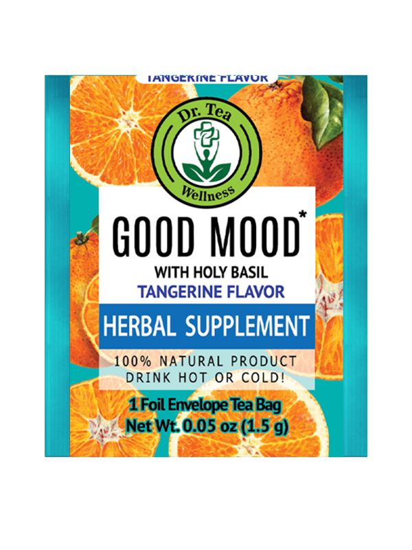 GOOD MOOD WITH HOLY BASIL TANGERINE FLAVOR – 20 INDIVIDUALLY WRAPPED ...