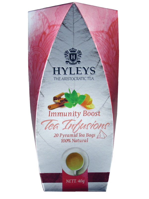 TEA INFUSIONS IMMUNITY BOOST – 20 PYRAMID TEA BAGS – Regency Teas (PVT) LTD