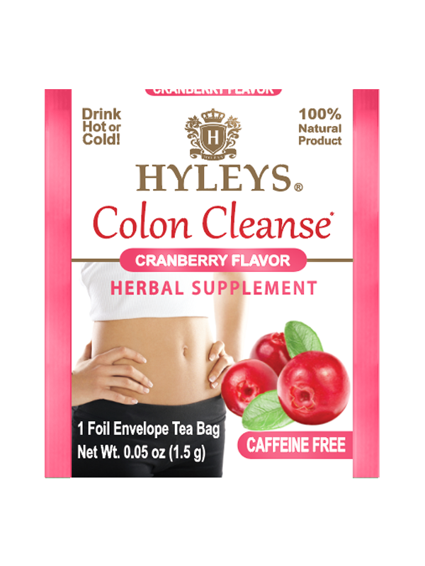 COLON CLEANSE CRANBERRY FLAVOR – 25 FOIL ENVELOPE TEA BAGS – Regency ...