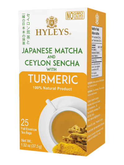 JAPANESE PURE MATCHA AND CEYLON SENCHA WITH TURMERIC 18322 – 25 FOIL ...